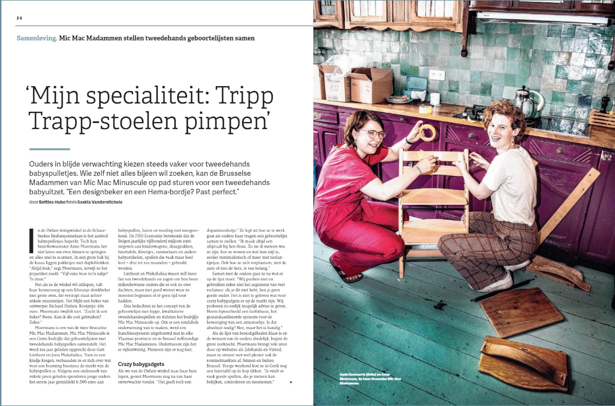 Mic Mac Minuscule - hippe, tweedehands geboortelijsten